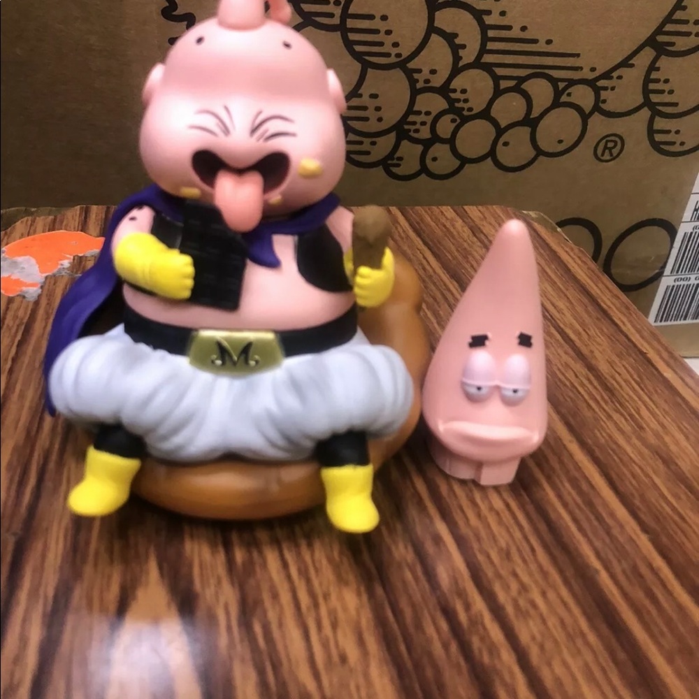 Majin Buu Eating Chocolate Small Statue Figure - Gem
